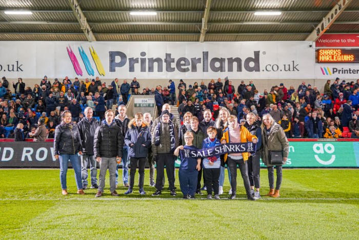 Families from Sale Sharks' Community Trust’s Down Syndrome programme ...