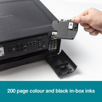 Brother DCP-J1050DW A4 Colour Multifunction Inkjet Printer - DCPJ1050DWZU1