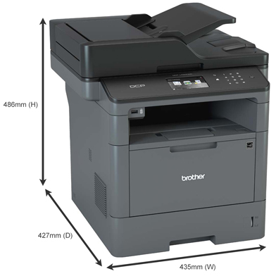 Brother DCP-L5500DN A4 Mono Multifunction Laser Printer - DCPL5500DNZU1