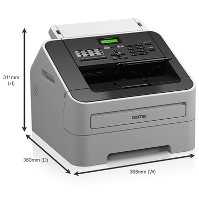 Brother FAX-2940 A4 Mono Laser Fax Machine - FAX2940ZU1