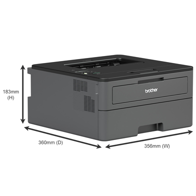 Brother HL-L2375DW A4 Mono Laser Printer - HLL2375DWZU1