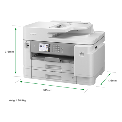 Brother MFC-J5955DW A4 Colour Multifunction Inkjet Printer - MFCJ5955DWTS1