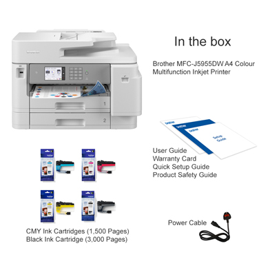 Brother MFC-J5955DW A4 Colour Multifunction Inkjet Printer - MFCJ5955DWTS1