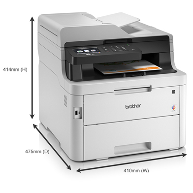 Brother MFC-L3750CDW A4 Colour Multifunction LED Laser Printer ...