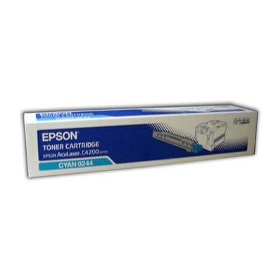 Epson C13S050244 C4200 Cyan Toner Cartridge (8,500 pages)