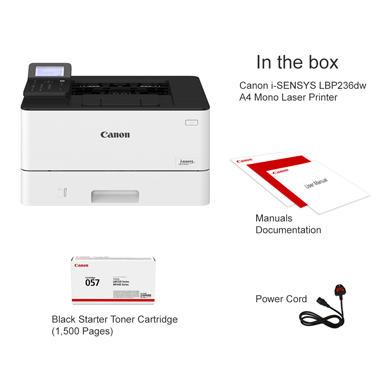 Canon i-SENSYS LBP236dw A4 Mono Laser Printer - 5162C013
