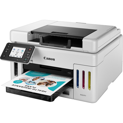 Canon MAXIFY GX6550 MegaTank A4 Colour Multifunction Inkjet Printer ...