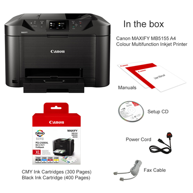 Canon MAXIFY MB5150 A4 Colour Multifunction Inkjet Printer - 0960C008