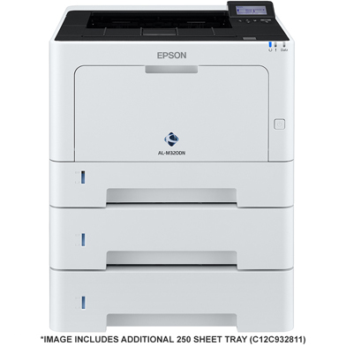 Epson WorkForce AL-M320DTN A4 Mono Laser Printer - C11CF21401BZ
