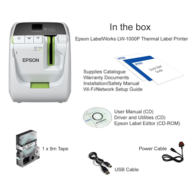 Epson LabelWorks LW-1000P Thermal Label Printer - C51CD06020