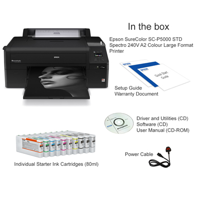 Epson SureColor SC-P5000 STD Spectro 240V A2 Colour Large Format ...