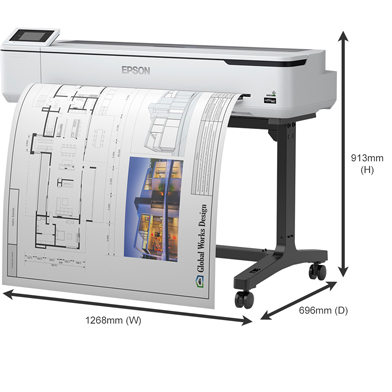 Epson SureColor SC-T5100 A0 Colour Large Format Printer - C11CF12301A1
