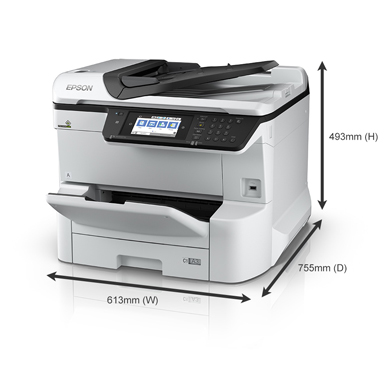 Epson WorkForce Pro WF-C8690DWF A3 Colour Multifunction Inkjet Printer ...