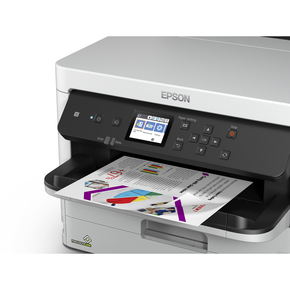 Epson WorkForce Pro WF-C5210DW A4 Colour Inkjet Printer - C11CG06401BY