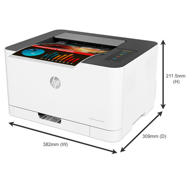 HP Color Laser 150nw A4 Colour Laser Printer - 4ZB95A