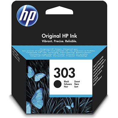 HP T6N02AE 303 Black Original Ink Cartridge (200 Pages)