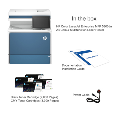 HP Color LaserJet Enterprise MFP 5800dn A4 Colour Multifunction Laser ...