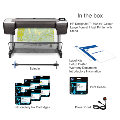 HP DesignJet T1700 44" Colour Large Format Inkjet Printer - W6B55A