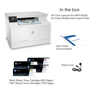 HP Color LaserJet Pro MFP M182n A4 Colour Multifunction Laser Printer ...