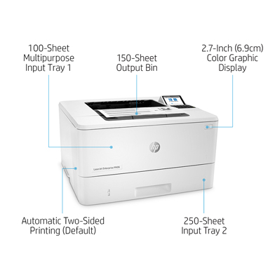 HP LaserJet Enterprise M406dn A4 Mono Laser Printer - 3PZ15A