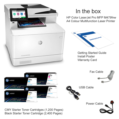 HP Color LaserJet Pro MFP M479fnw A4 Colour Multifunction Laser Printer ...