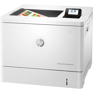 HP Color LaserJet Enterprise M554dn A4 Colour Laser Printer - 7ZU81A