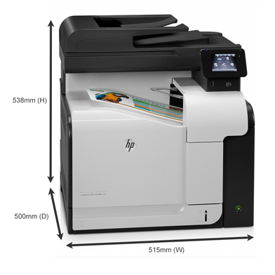HP LaserJet Pro 500 color M570dw A4 Colour Multifunction Laser Printer ...