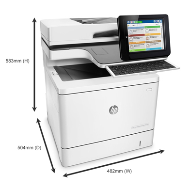 HP Color LaserJet Enterprise Flow MFP M577c A4 Colour Multifunction ...