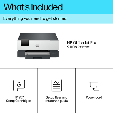 HP OfficeJet Pro 9110b A4 Colour Inkjet Printer - 5A0S3B