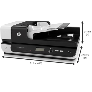 HP ScanJet Enterprise Flow 7500 A4 Flatbed & Sheetfed Scanner - L2725B