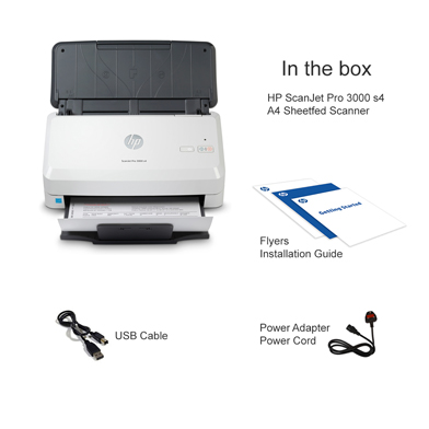 HP ScanJet Pro 3000 s4 A4 Sheetfed Scanner - 6FW07A