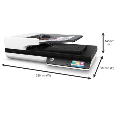 HP ScanJet Pro 4500 fn1 A4 Flatbed & Sheetfed Scanner - L2749A