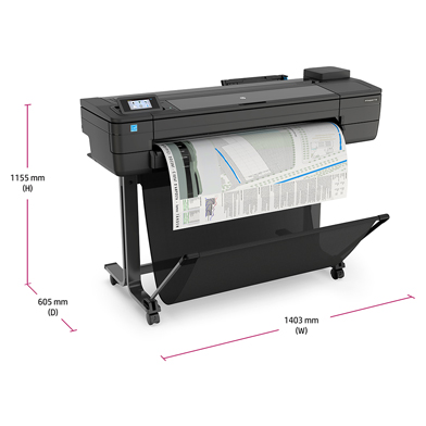 HP DesignJet T730 36" Colour Large Format Printer - F9A29D