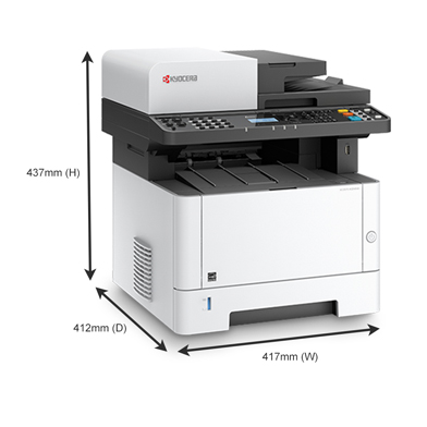 Kyocera ECOSYS M2040dn A4 Mono Multifunction Laser Printer - 1102S33NL0