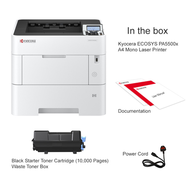 Kyocera ECOSYS PA5500x A4 Mono Laser Printer - 110C0W3NL0