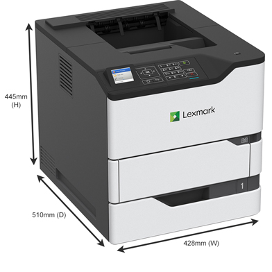 Lexmark B2865dw A4 Mono Laser Printer - 50G0945