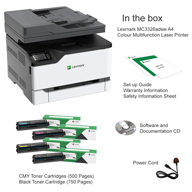 Lexmark MC3326adwe Colour MFP Printer - 40N9163