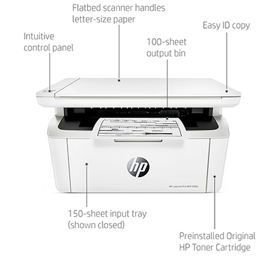 HP LaserJet Pro MFP M28a A4 Mono Multifunction Laser Printer - W2G54A