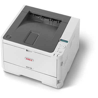 OKI B412dn A4 Mono LED Laser Printer - 45858301