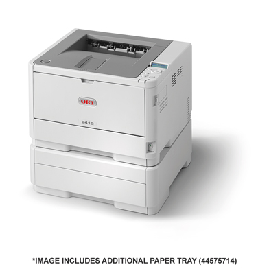 OKI B412dn A4 Mono LED Laser Printer - 45858301