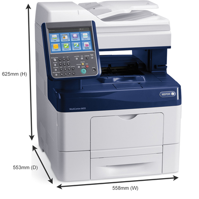 Xerox Workcentre 6655 A4 Colour Multifunction Laser Printer - 6655V_X