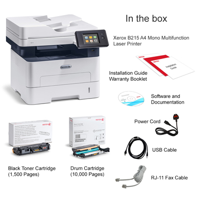 Xerox B215 A4 Mono Multifunction Laser Printer - B215V_DNI