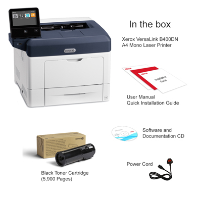Xerox VersaLink B400DN A4 Mono Laser Printer - B400V_DN