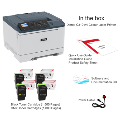 Xerox C310 A4 Colour Laser Printer - C310V_DNIUK