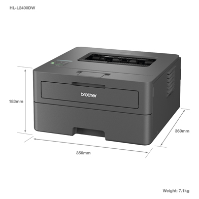 Brother HL-L2400DW A4 Mono Laser Printer - HLL2400DWZU1