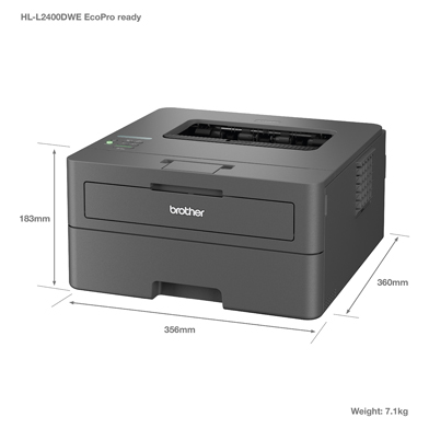 Brother HL-L2445DW A4 Mono Laser Printer - HLL2445DWZU1