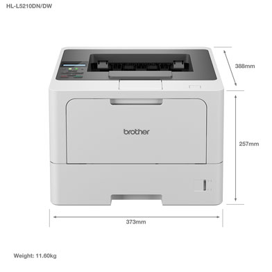 Brother HL-L5215DN A4 Mono Laser Printer - HLL5215DNQK1