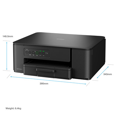 Brother DCP-J1260W A4 Colour Multifunction Inkjet Printer - DCPJ1260WZU1