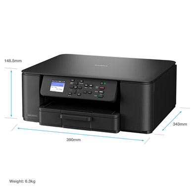 Brother DCP-J1310DW A4 Colour Multifunction Inkjet Printer - DCPJ1310DWZU1