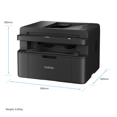 Brother DCP-L1660W A4 Mono Multifunction Laser Printer - DCPL1660WZU1